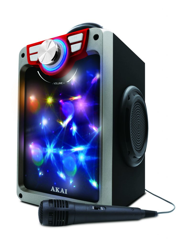 Boxa portabila AKAI CEU7300-BT, Bluetooth, USB, SD, AUX, Radio FM, 6W ...