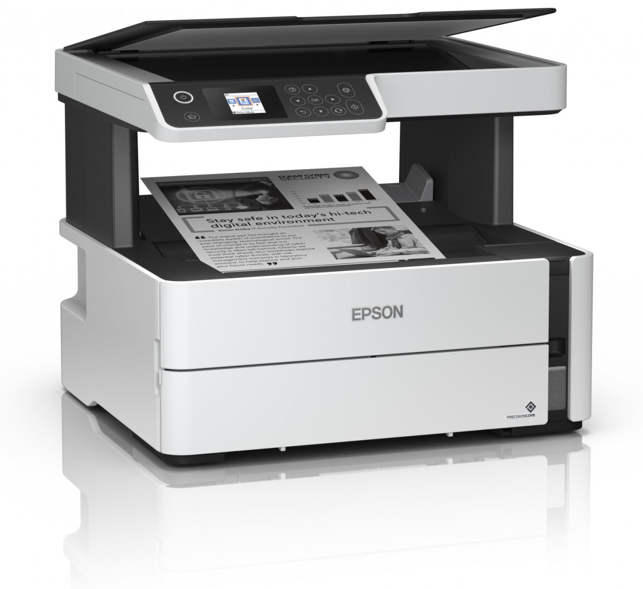 Multifunctional inkjet mono CISS Epson M2140, A4, USB 2.0 - Pret ...