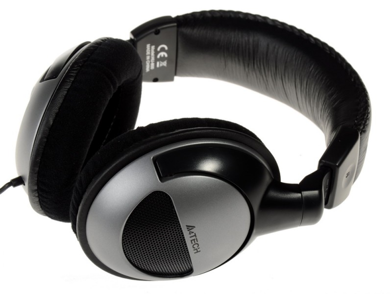 Casti A4TECH HS-800, microfon, negru-argintiu - Pret avantajos - Ideall.ro