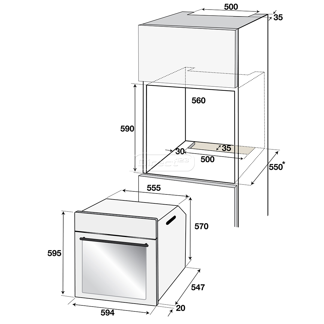 Cuptor incorporabil Arctic AROIM24500BC - Pret avantajos - Ideall.ro