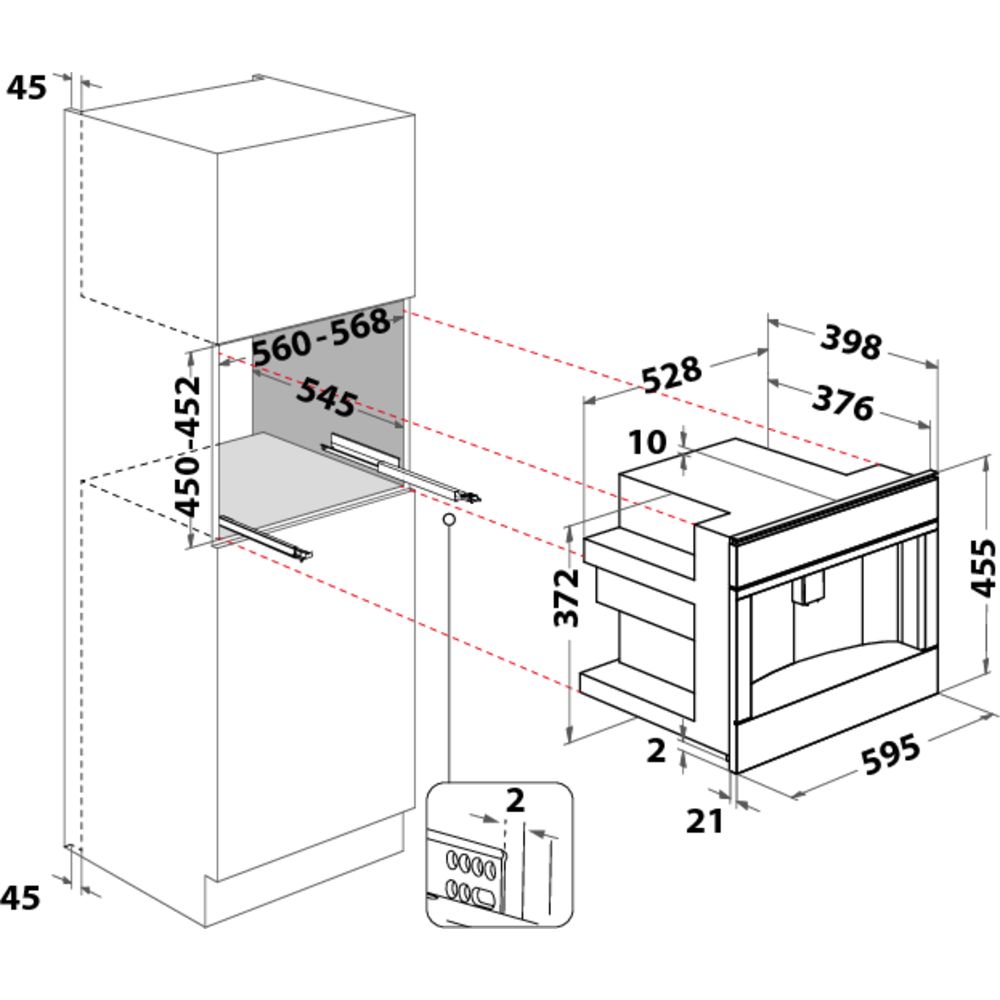 Expresor incorporabil Hotpoint Ariston CM 9945 HA - Pret avantajos ...