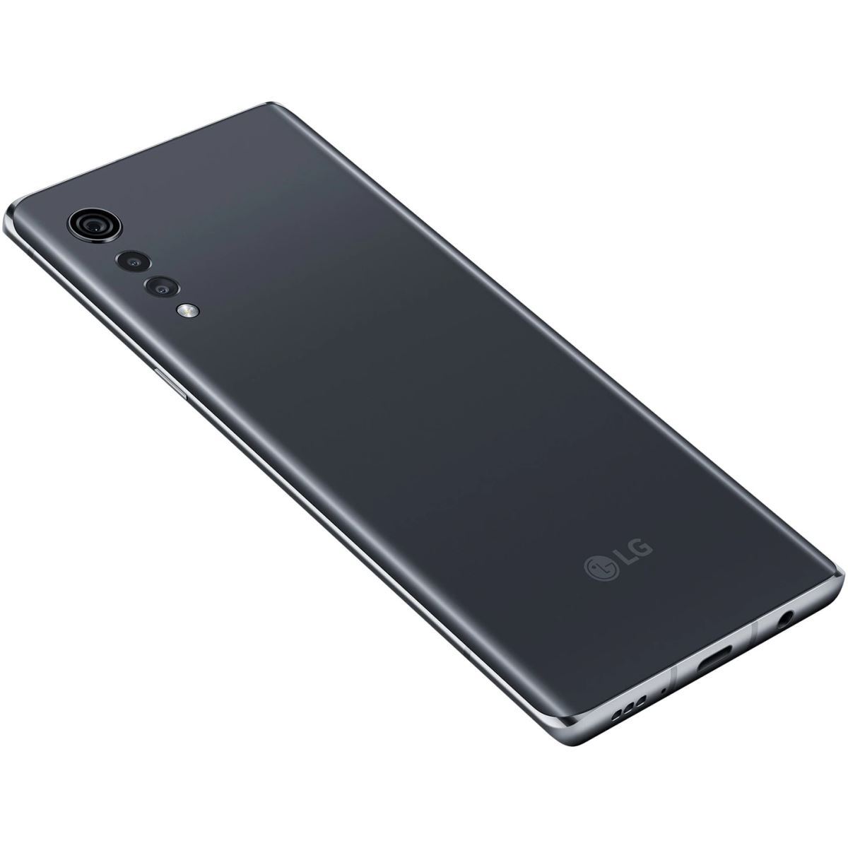 Telefon mobil LG Velvet, 5G, Stocare 128GB, RAM 6GB, Aurora gray - Pret ...