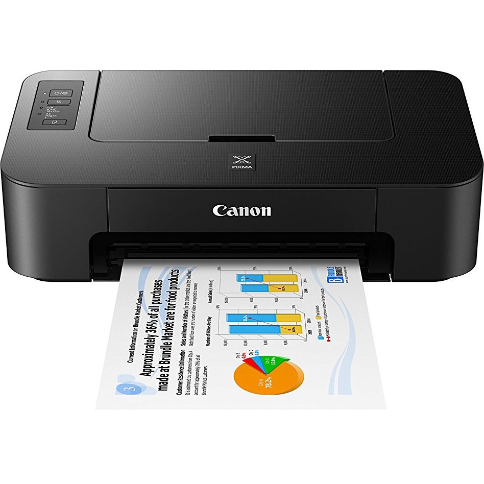 Imprimanta inkjet color Canon Pixma TS205, A4, Imprimare fara margini ...