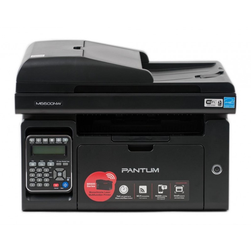 Multifunctional Pantum M6600NW, laser monocrom, A4, Wi-Fi/Mobile ...