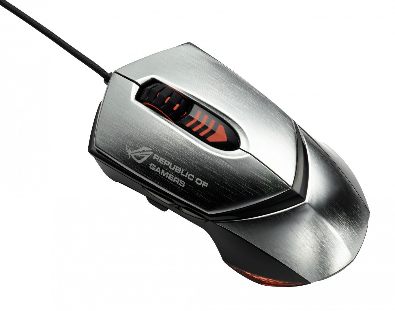 Mouse Asus Republic Of Gamers GX1000, Laser, cu fir, hairline finish ...