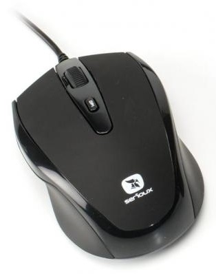 Mouse Serioux Pastel 3300, USB, Black - Pret avantajos - Ideall.ro