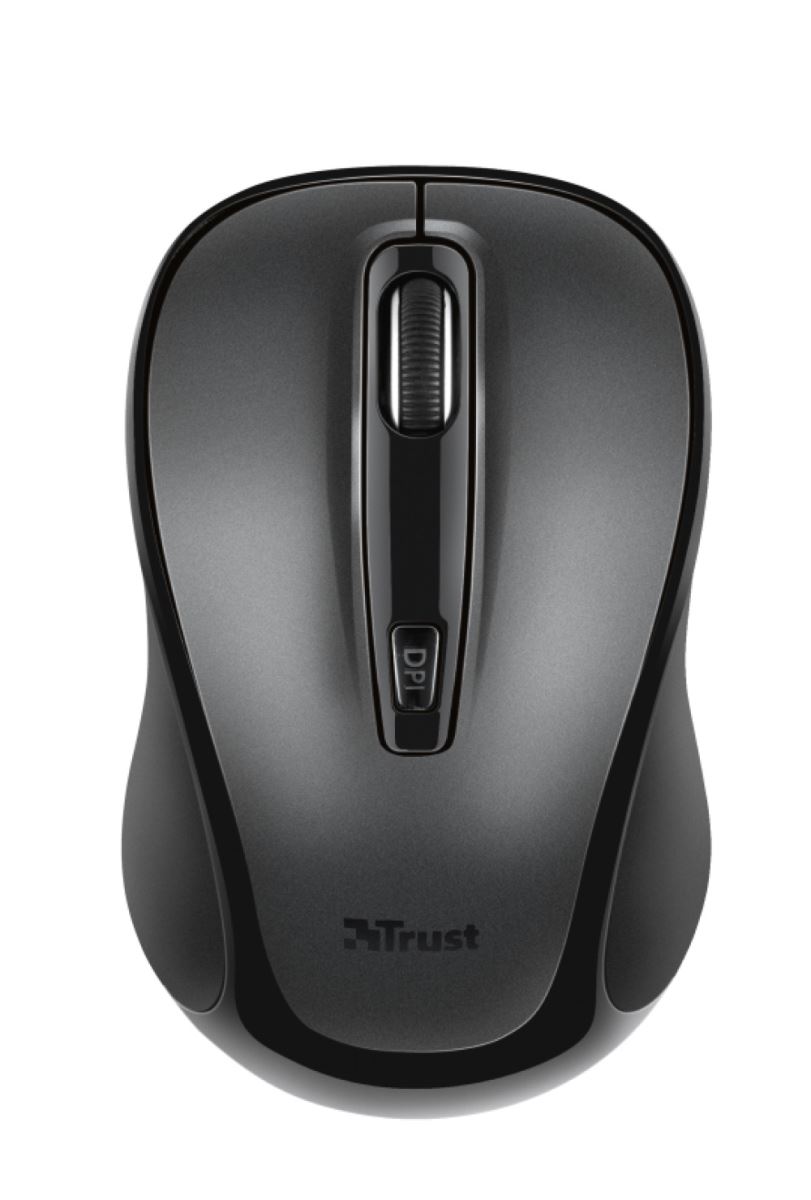Mouse fara fir Trust Siero Silent Click, USB, 2400 DPI, Optic, Black ...
