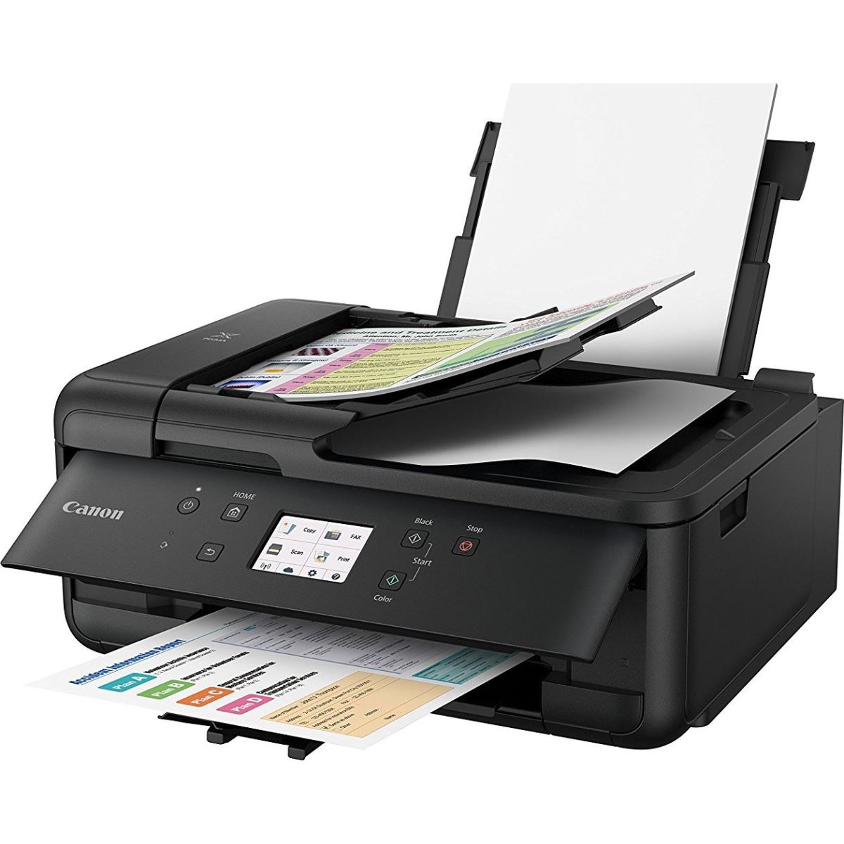Multifunctional inkjet color Canon Pixma TR7550 Black, A4, Fax ...