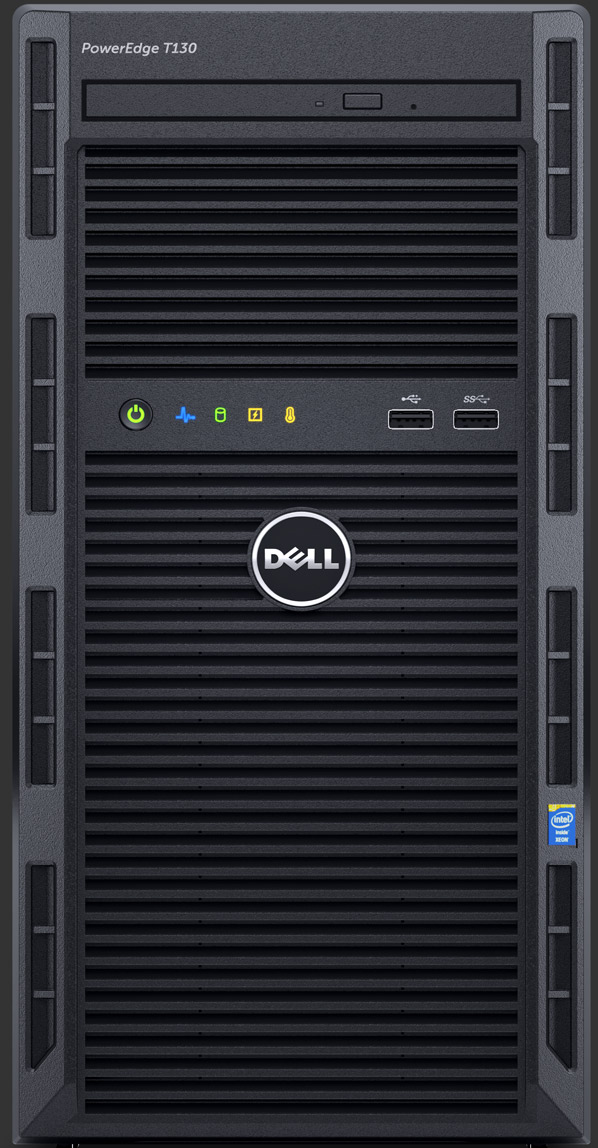 Server Tower DELL PowerEdge T130, Intel Xeon E3-1220 v5 3.0GHz, 4GB ...