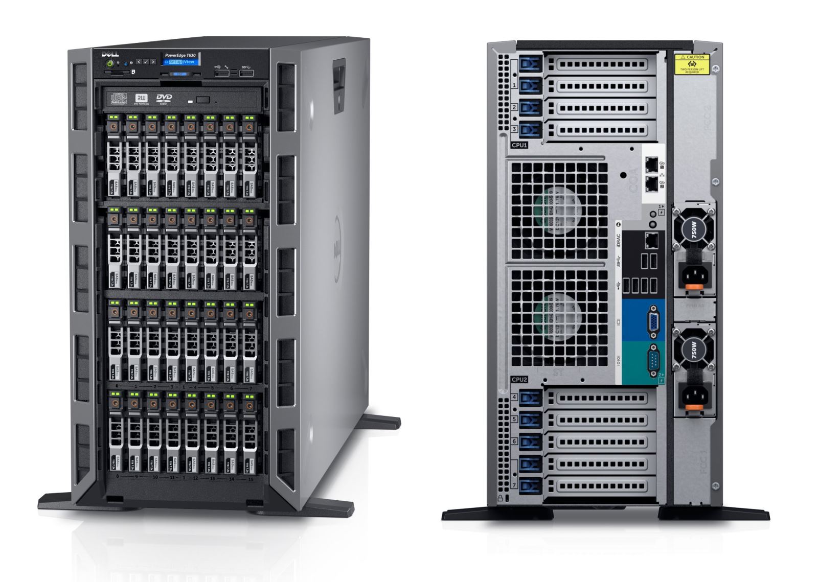 Server Tower DELL PowerEdge T630, Intel Xeon E5-2620 v3 2.4GHz, 8GB ...