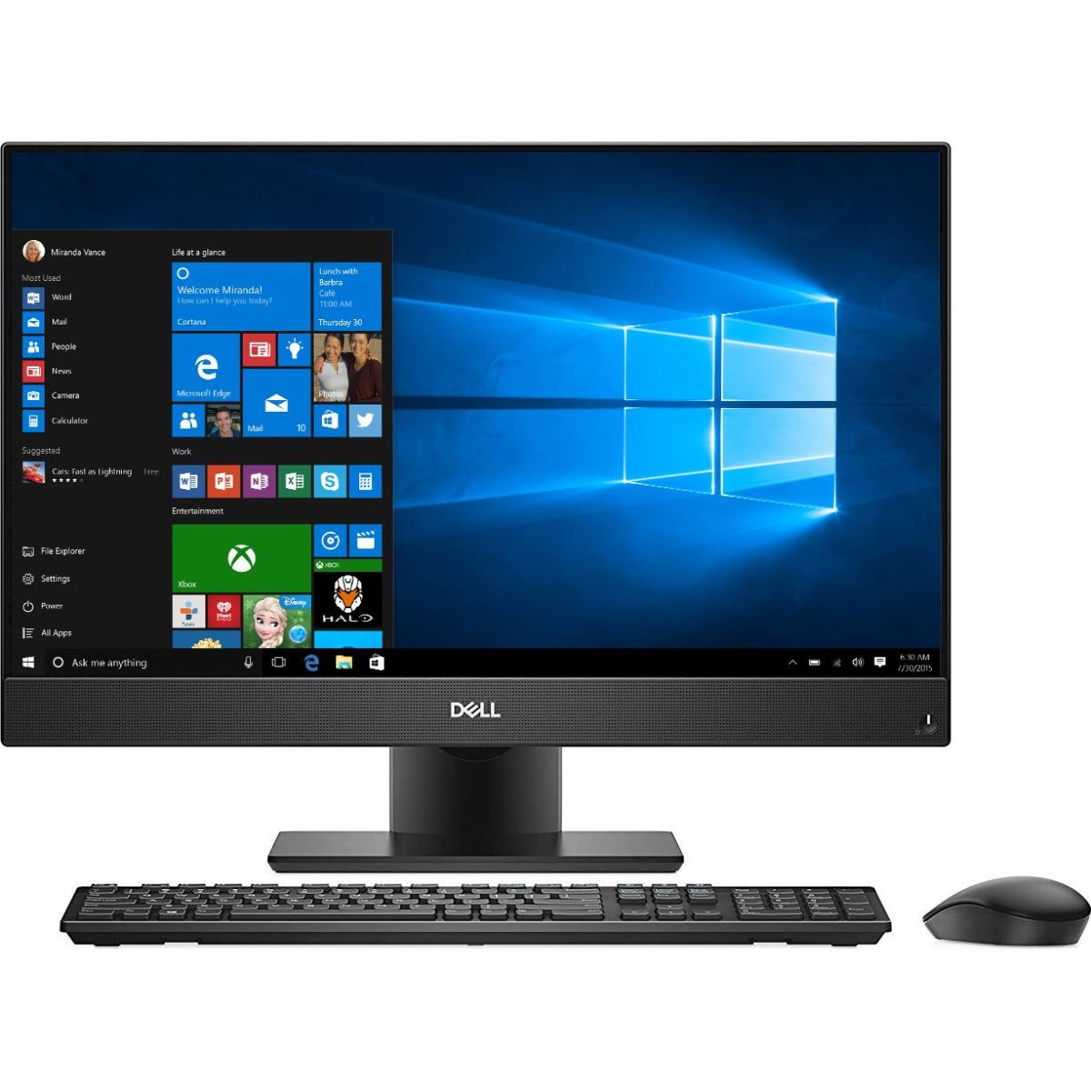 Sistem Dell Inspiron All-In-One 5477, 23.8-inch FHD Anti-Glare, Intel ...