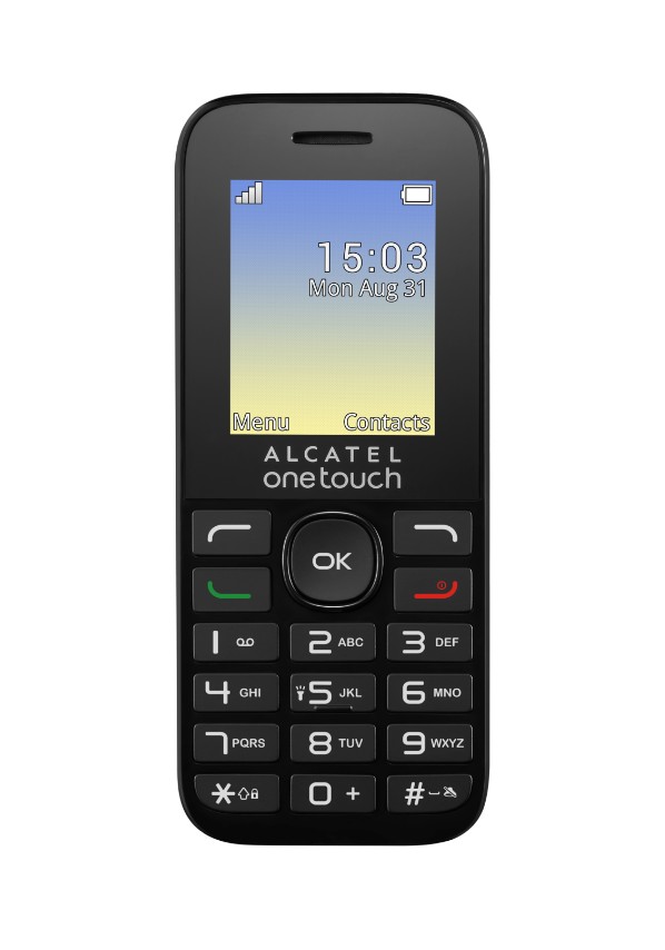 Telefon mobil Alcatel 1016G Tiger X3, Black - Pret avantajos - Ideall.ro