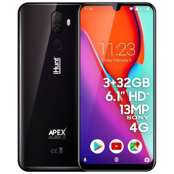 Telefon mobil iHunt Alien X ApeX Dual Sim, 4G, RAM 3GB, Stocare 32 GB ...