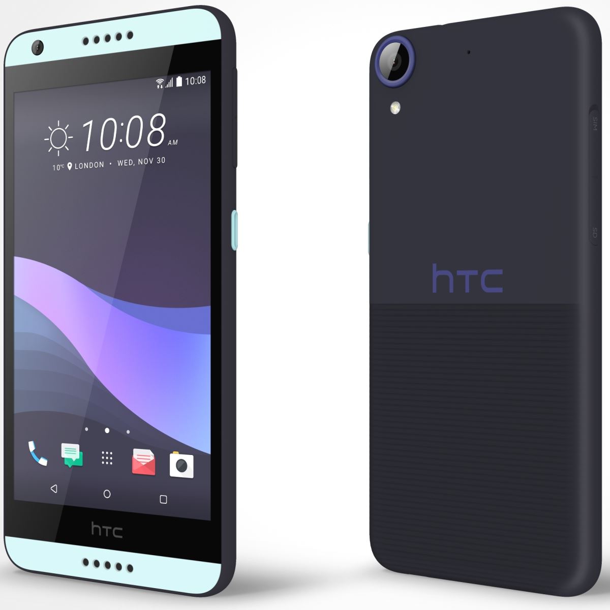 Telefon mobil HTC Desire 650 LTE, RAM 2GB, Stocare 16GB, Arctic Night ...