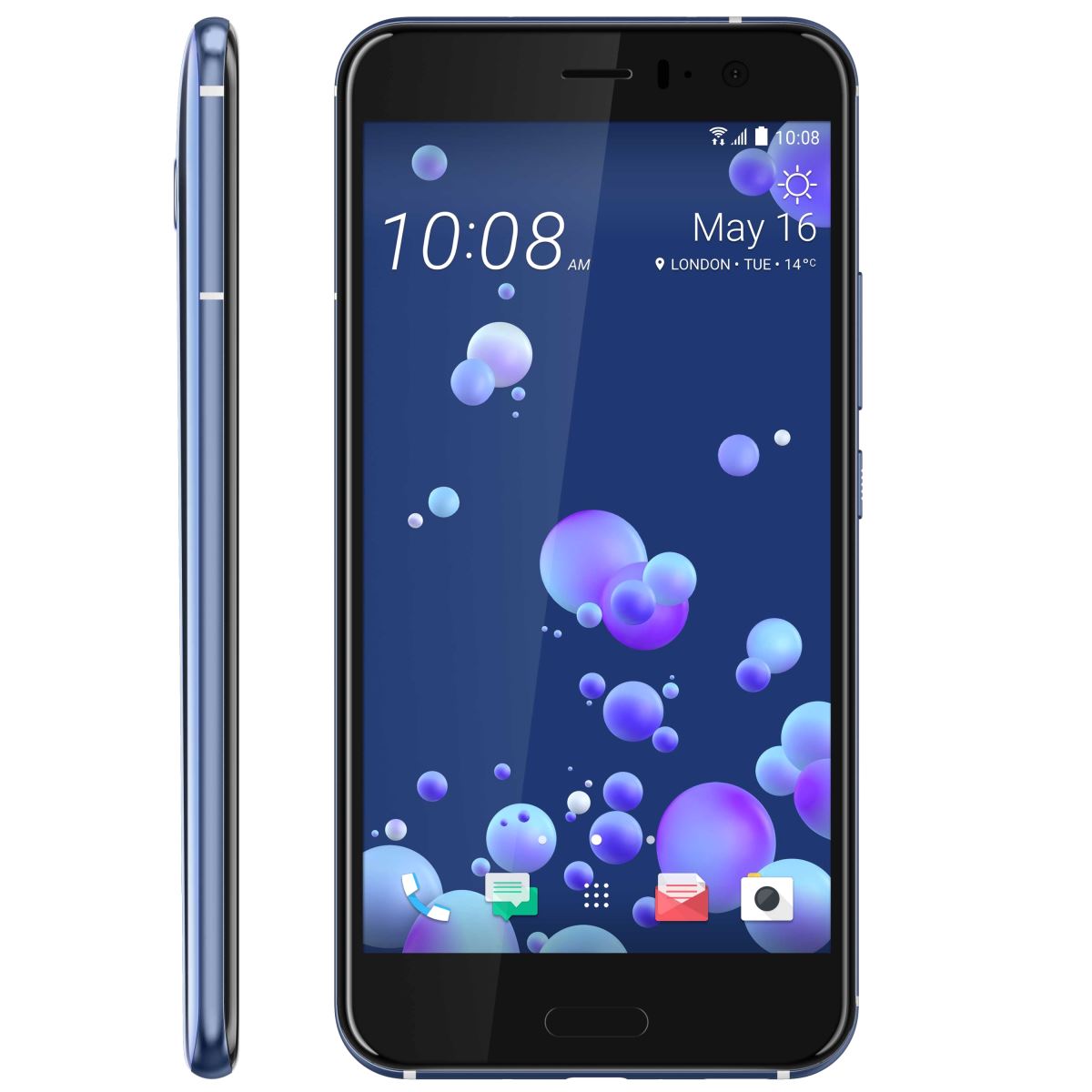 Telefon mobil HTC U11 Dual SIM RAM 4GB, Stocare 64GB, Brilliant Silver ...