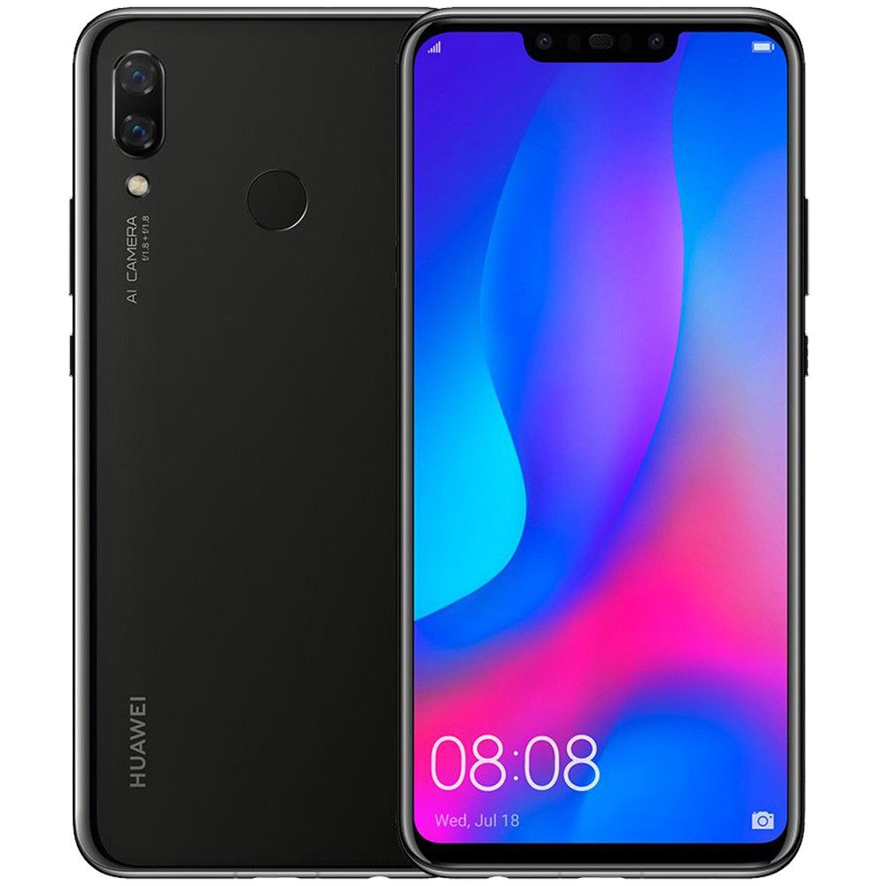 Telefon mobil HUAWEI NOVA 3 Dual SIM, 6.3'', 128GB, black - Pret ...
