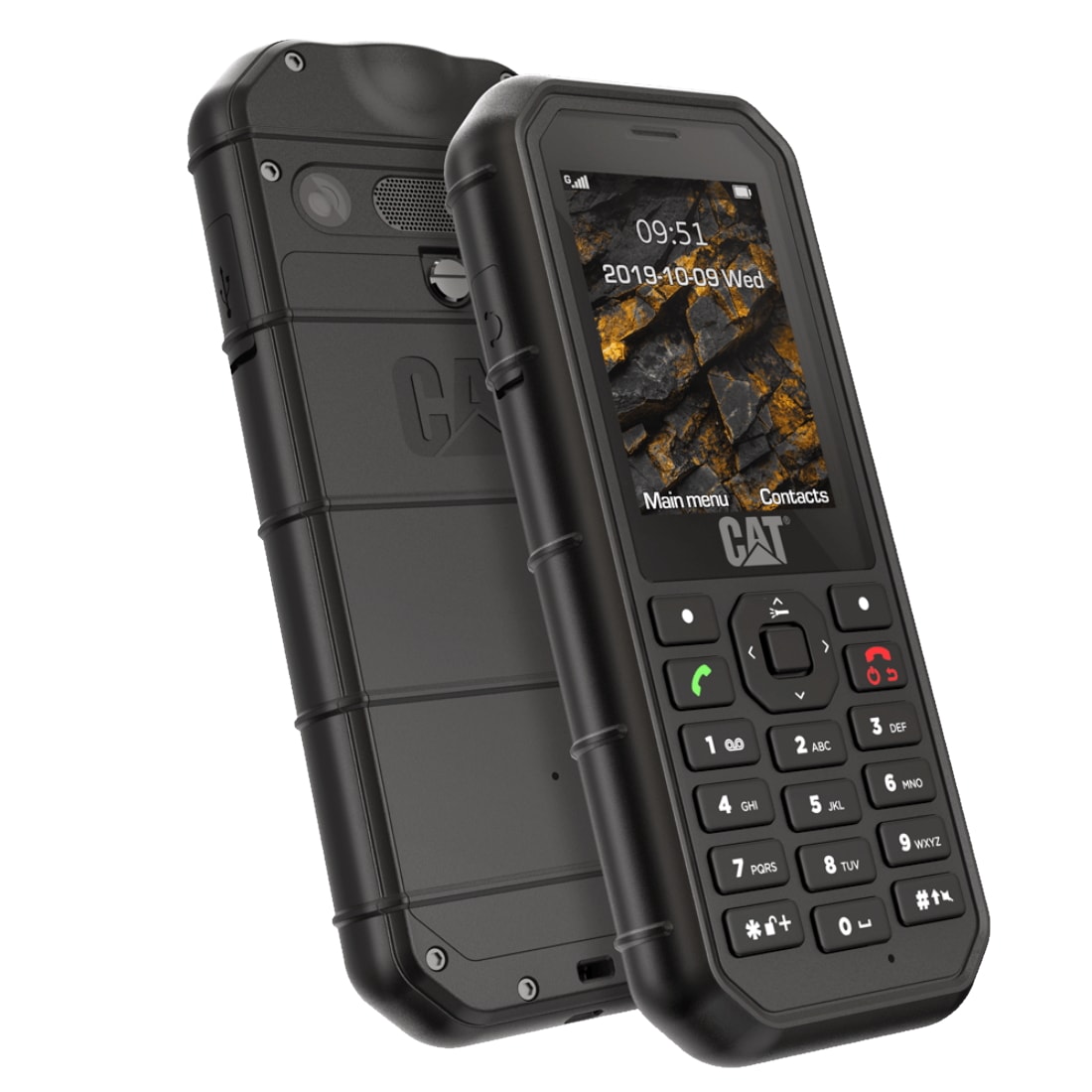 Telefon mobil Caterpillar CAT B26, Dual Sim, Black - Pret avantajos ...