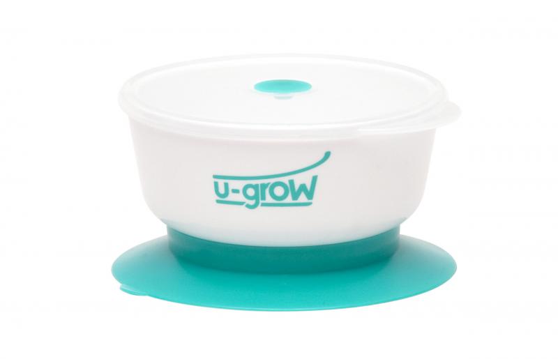 Bol cu Capac si Ventuza Anti-Alunecare U-GROW A-1017 - Pret avantajos - Ideall.ro