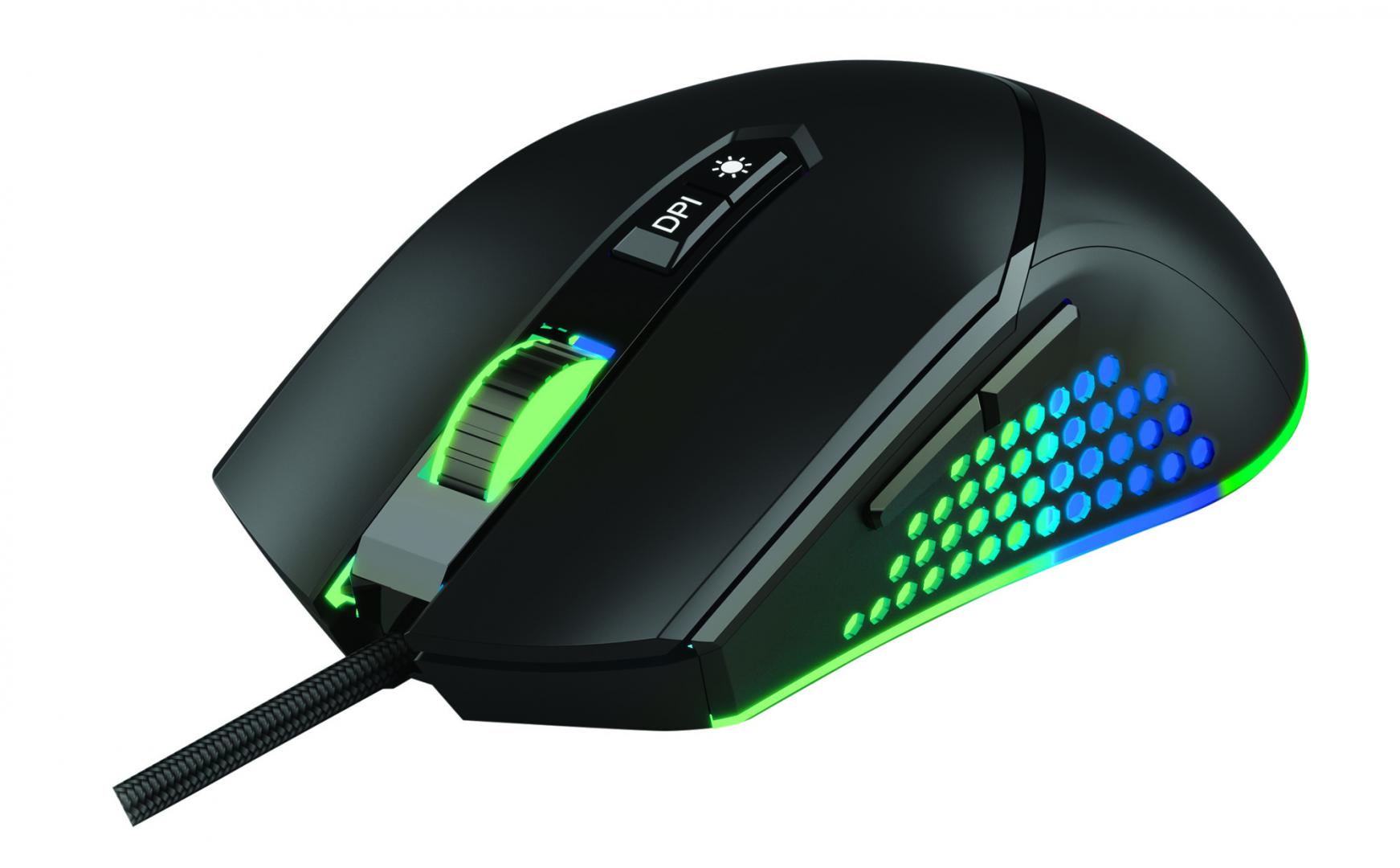 Mouse gaming Serioux Yden, senzor PMW3325, pana la 10.000 DPI cu ...