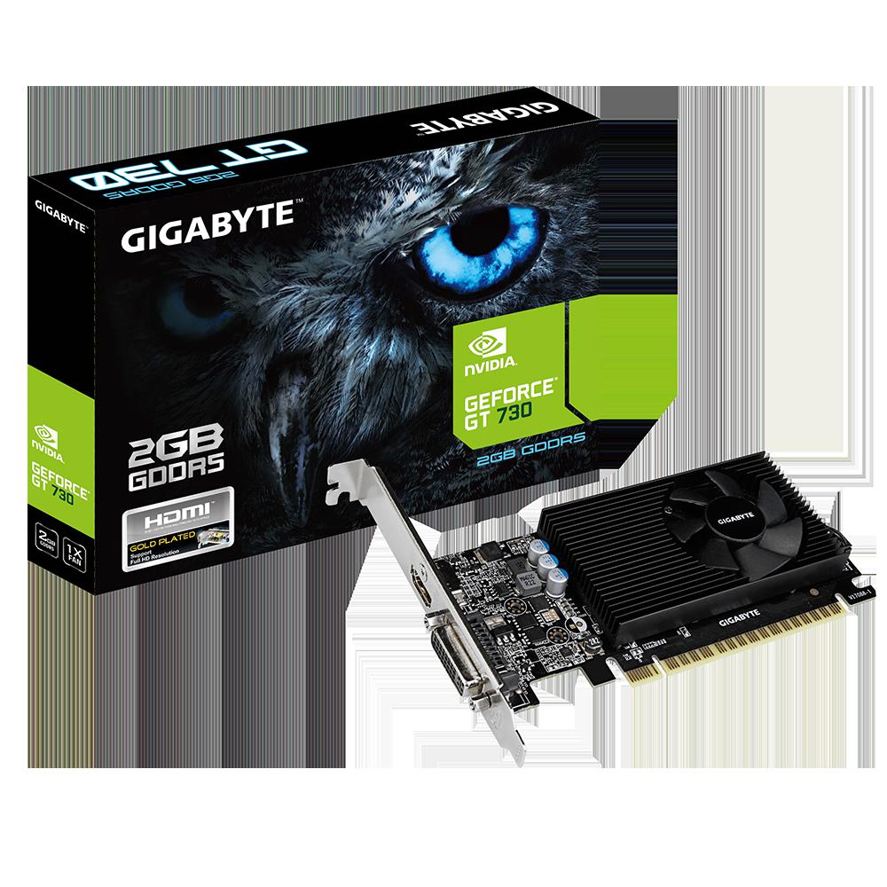 Placa video Gigabyte GeForce GT 730, 2GB GDDR5, 64-bit - Pret avantajos ...