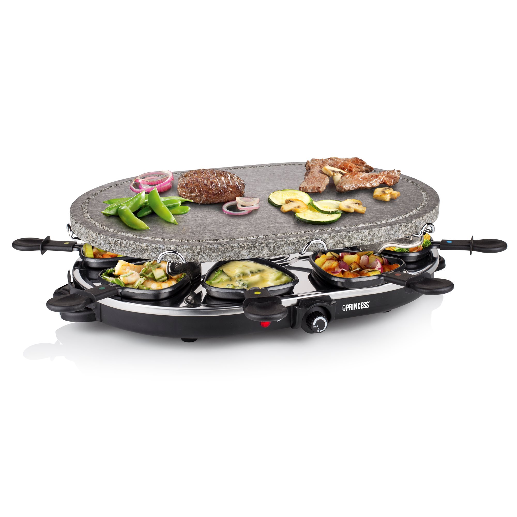 Plita Raclette electrica ovala, 1200 W - Princess - Pret avantajos ...
