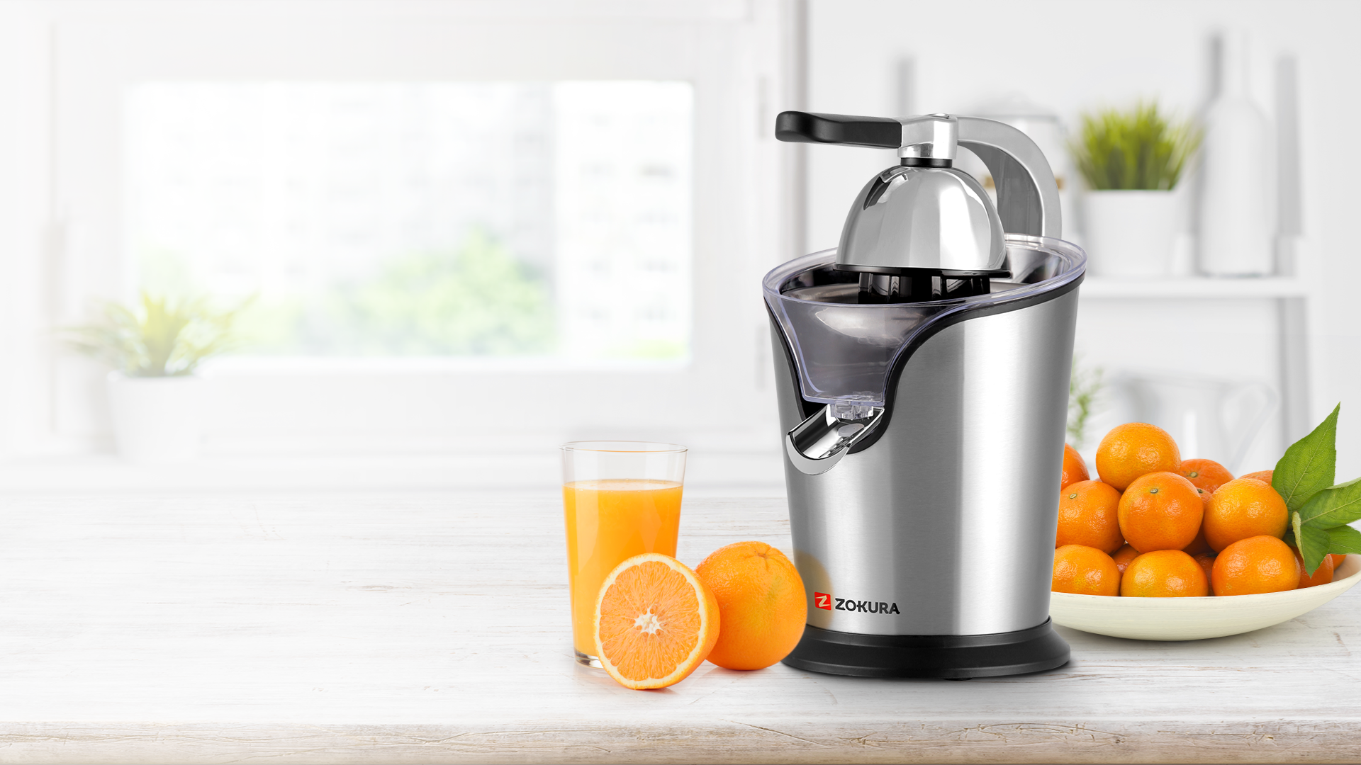 Storcator electric citrice 100 W - Zokura - Pret avantajos - Ideall.ro